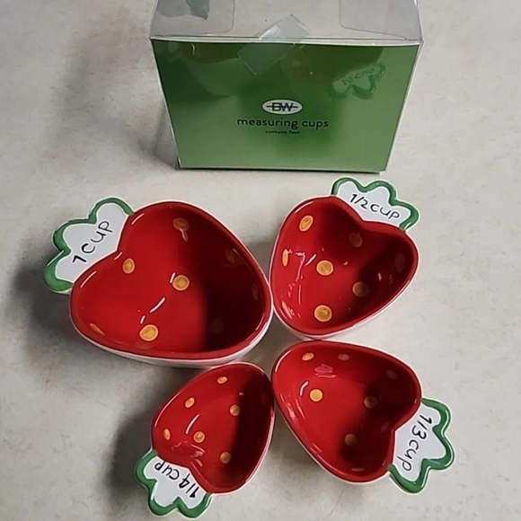 Boston Warehouse | Kitchen | New Strawberry Nesting Measuring Cups ...